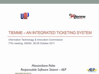 Tiemme - an integrated ticketing system - AEP Ticketing Solutions